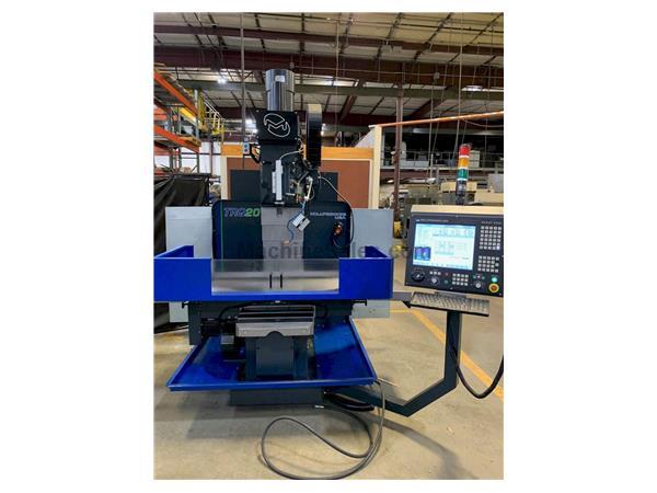 Used Milltronics TRQ20 CNC Tool Room Bed Mill, 54"x16" tbl, XYZ=39.4/1 ...